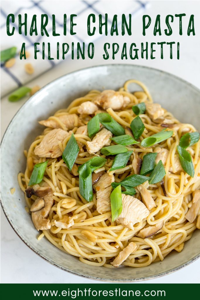 Charlie Chan Pasta: A Filipino Spaghetti - Eight Forest Lane