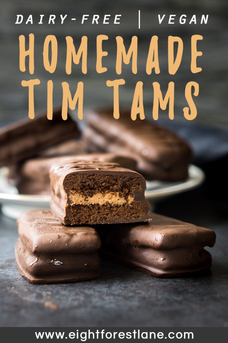 Homemade Tim Tams (Vegan) - Eight Forest Lane