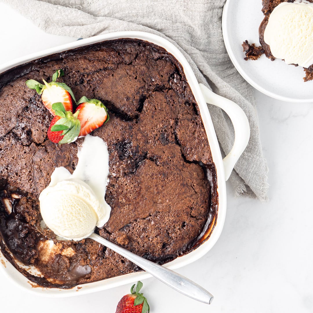 Chocolate Self Saucing Pudding - Eight Forest Lane