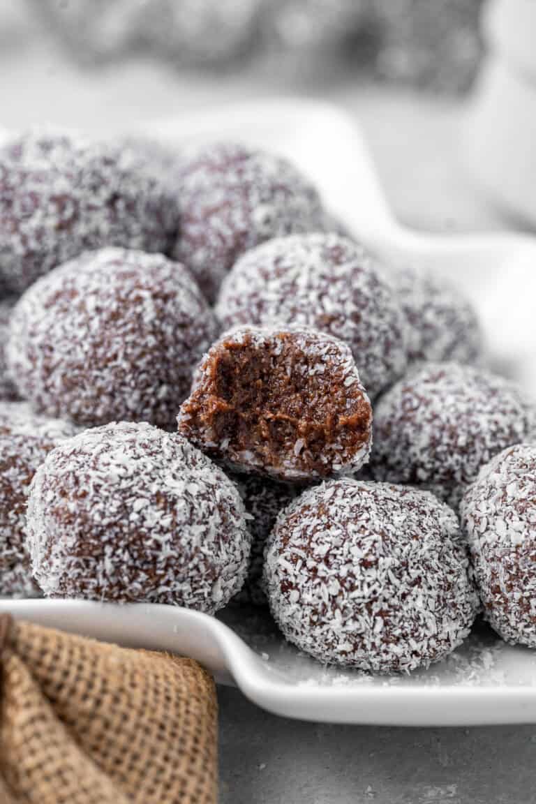Rum Balls (Dairy Free) - Eight Forest Lane