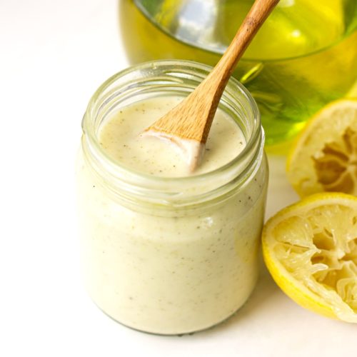 Lemony Garlic Sauce (Whole30, Dairy Free) - Eight Forest Lane