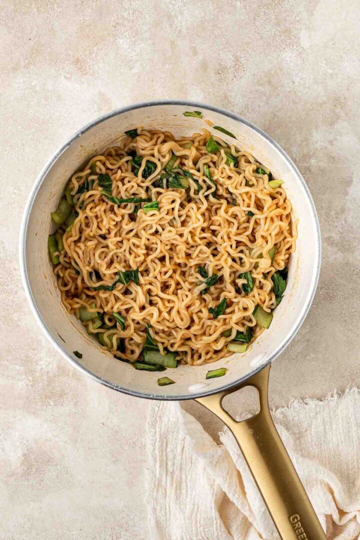5 Minute Sweet and Spicy Noodles - Eight Forest Lane