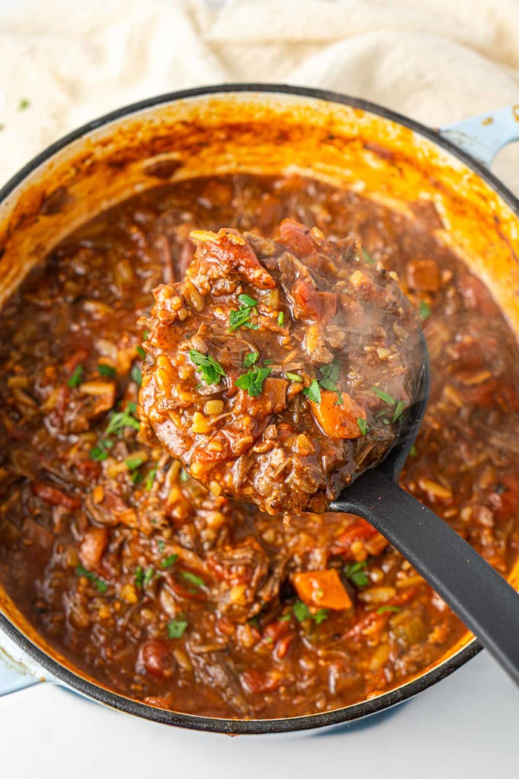 Beef Minestrone Soup - Eight Forest Lane