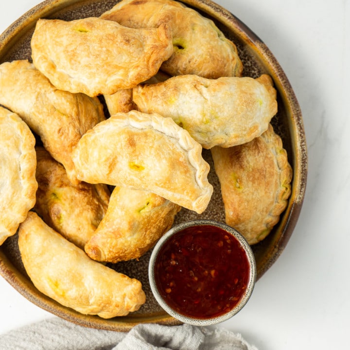 Vegetarian Curry Puffs - Eight Forest Lane