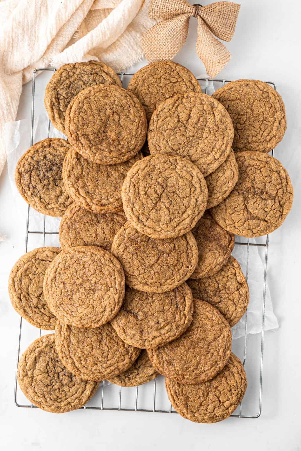 Classic Ginger Snap Biscuits - Eight Forest Lane
