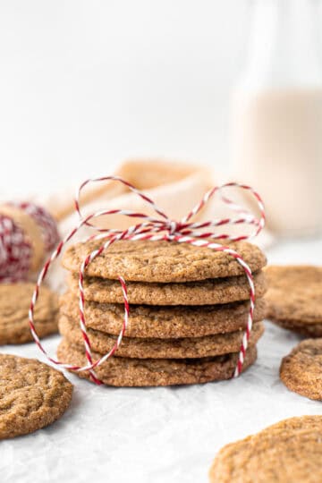 Classic Ginger Snap Biscuits - Eight Forest Lane