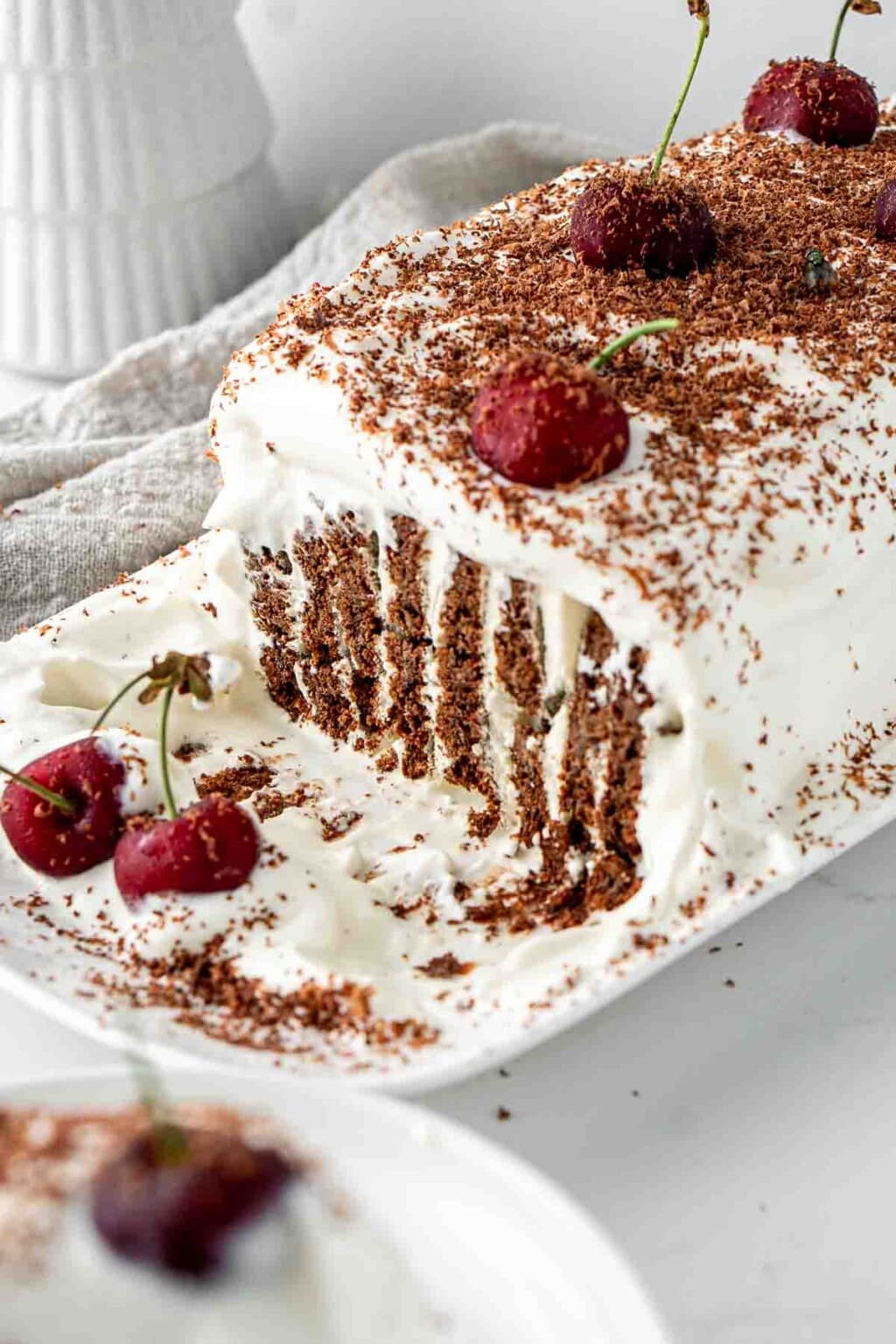 Vegan Choc Ripple Cake - Eight Forest Lane