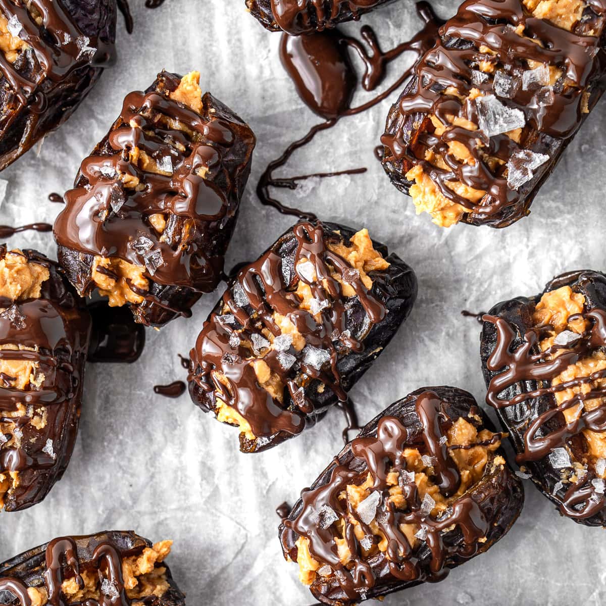 Peanut Butter Stuffed Dates - Eight Forest Lane