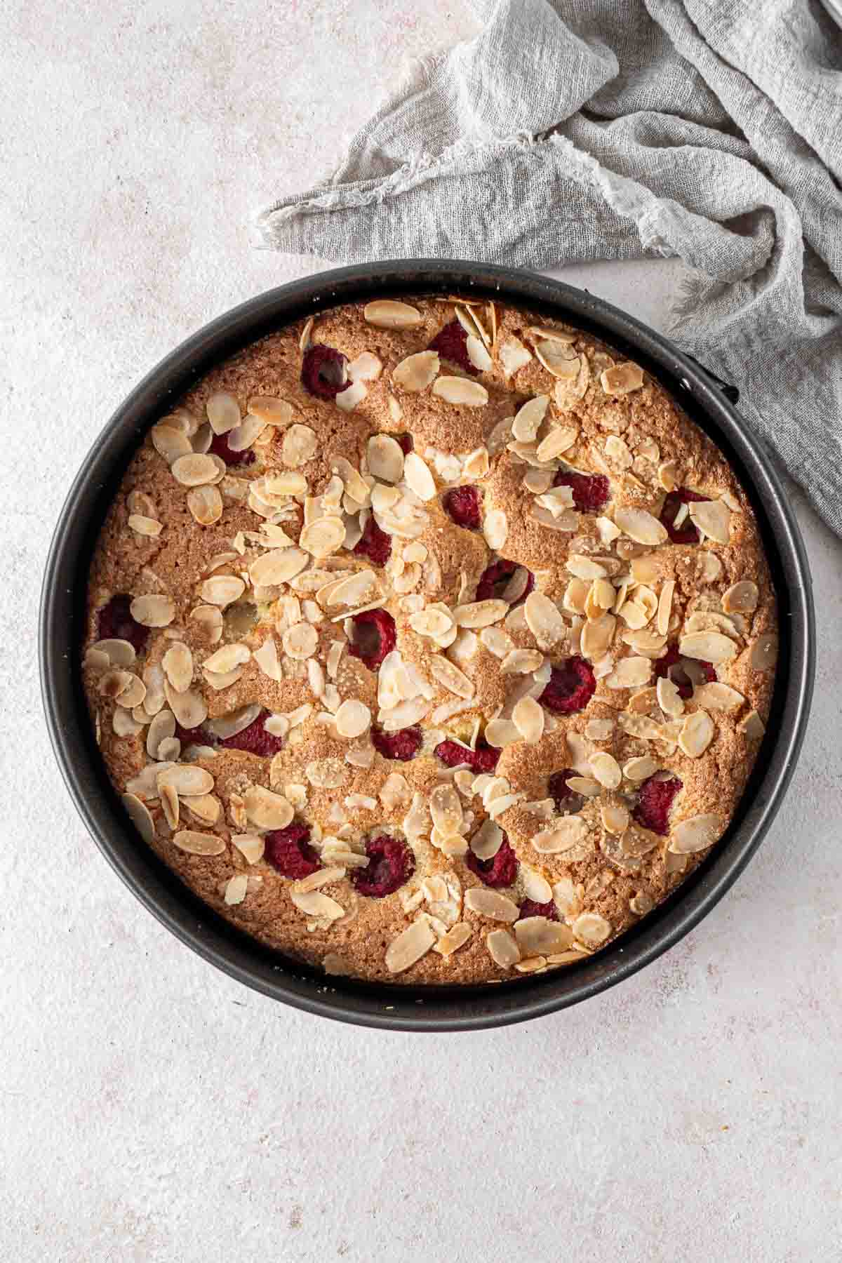 Almond and Raspberry Cake (Gluten Free) - Eight Forest Lane