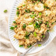 Egg Fried Rice with Prawns - Eight Forest Lane
