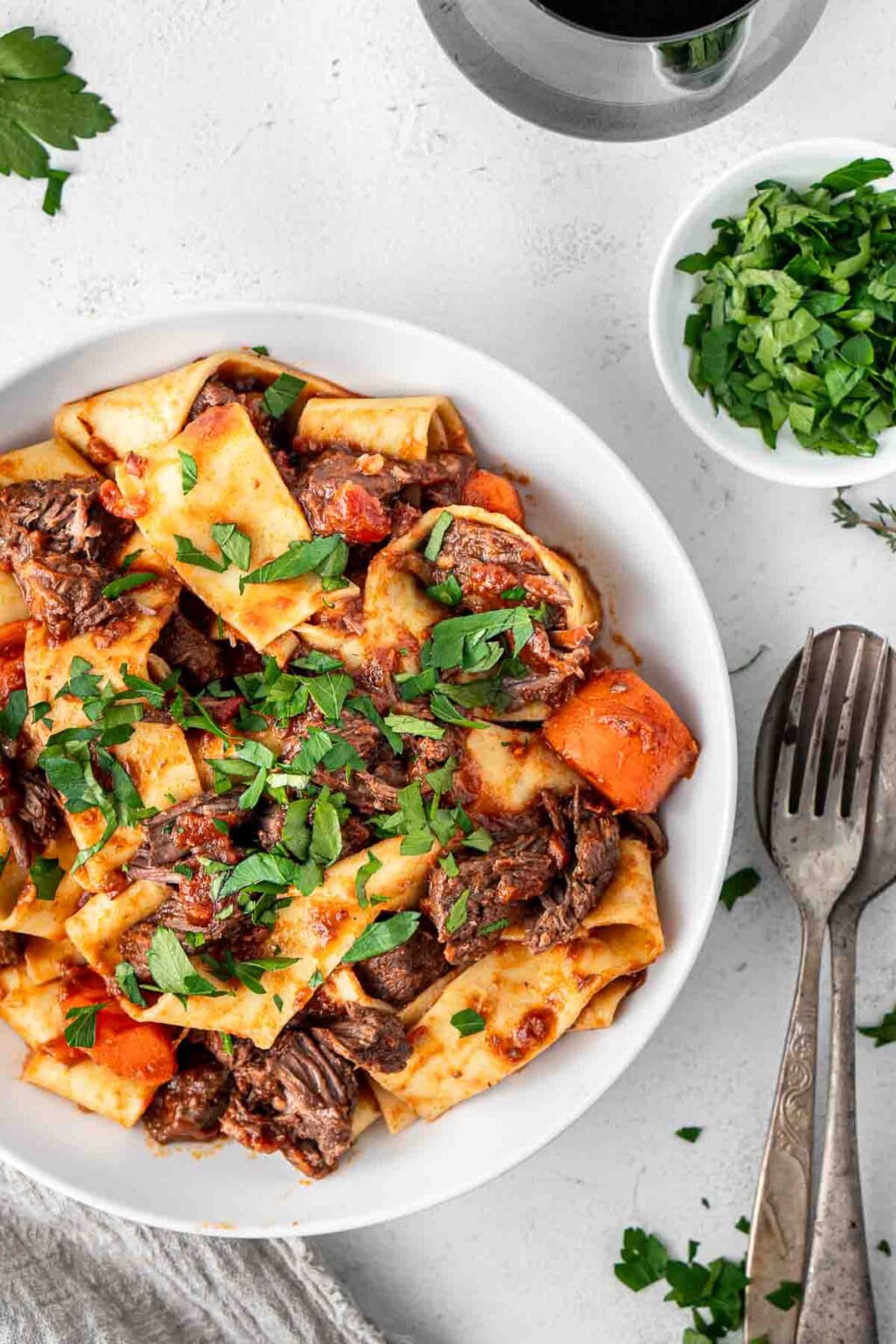 Slow Cooked Beef Ragu - Eight Forest Lane