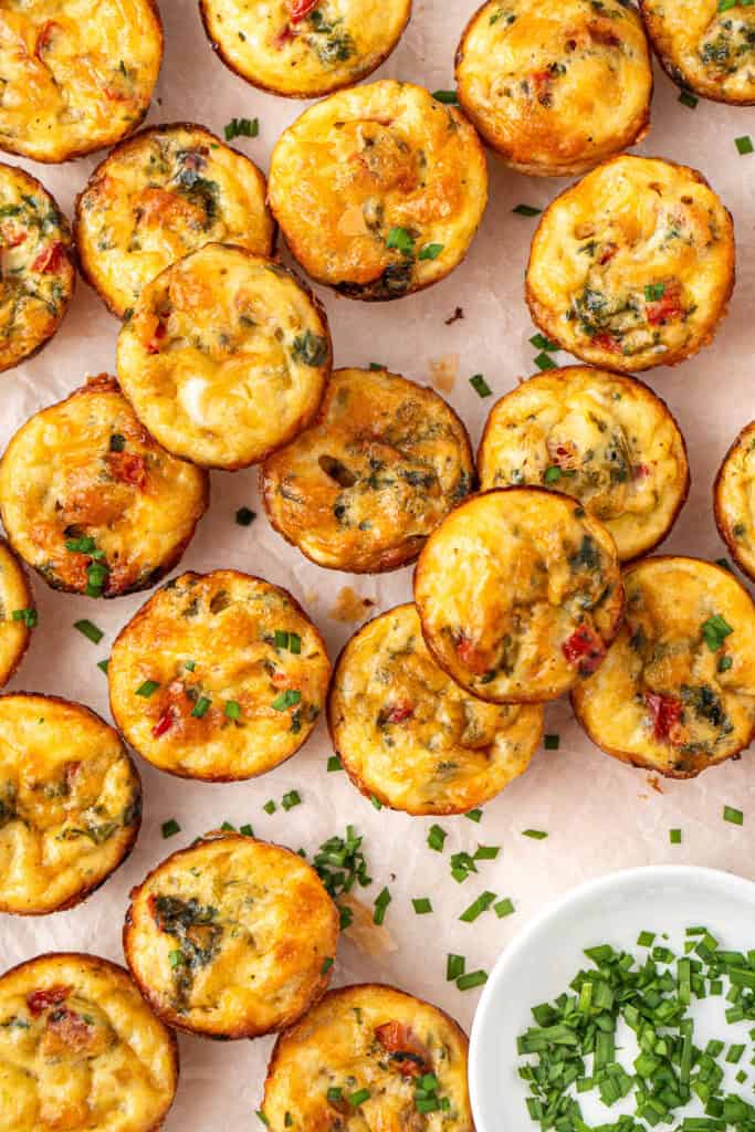 Vegetarian Mini Quiches - Eight Forest Lane