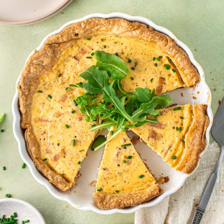 Dairy Free Quiche - Eight Forest Lane