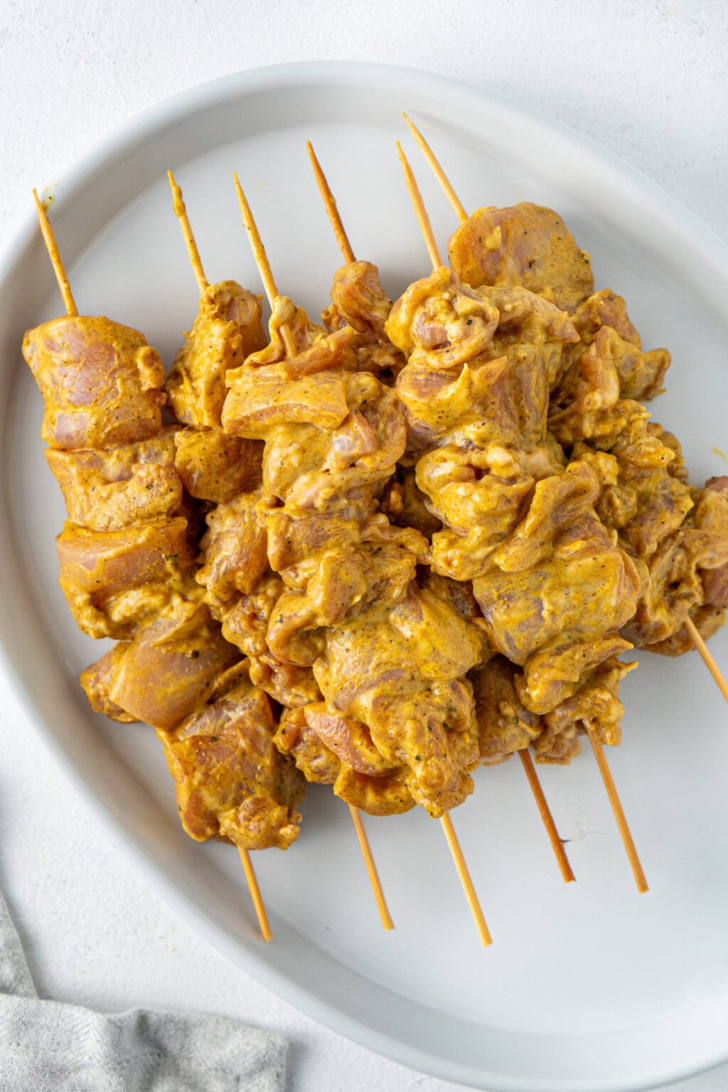 Satay Chicken Skewers - Eight Forest Lane