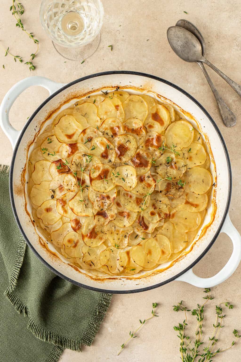 Dad’s Potato Bake (Boulangère Potatoes) - Eight Forest Lane