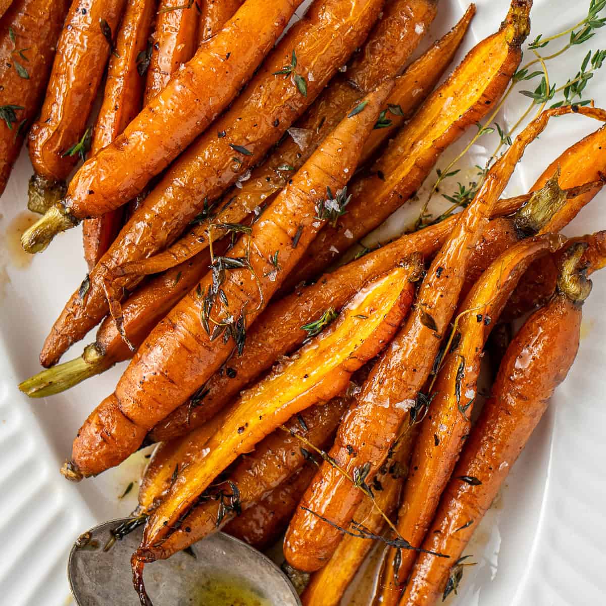 Maple Glazed Carrots - Eight Forest Lane